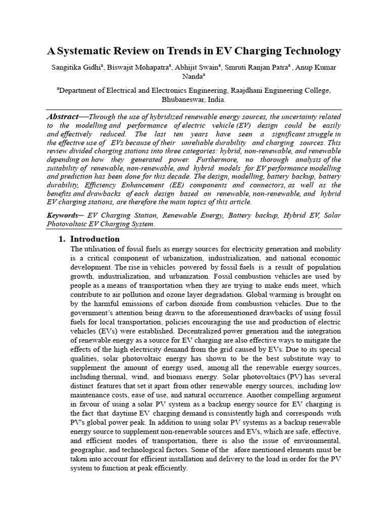 Review Paper Group - 1 (EEE) | PDF