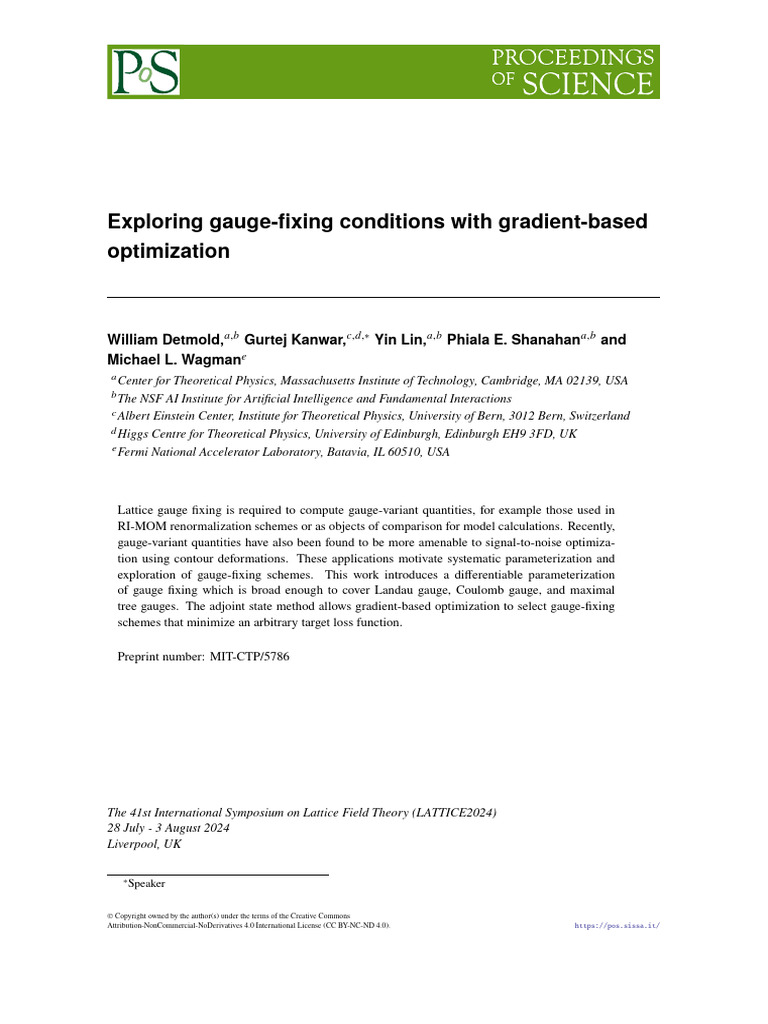 Exploring gauge-fixing conditions | PDF