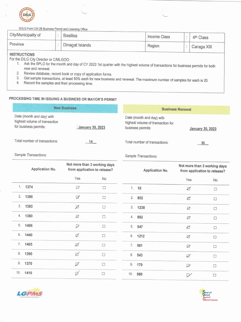 BASILISA - CERTIFICATION 2B (BPLO) | PDF