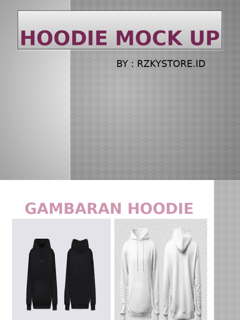 Hoodie Mock Up | PDF