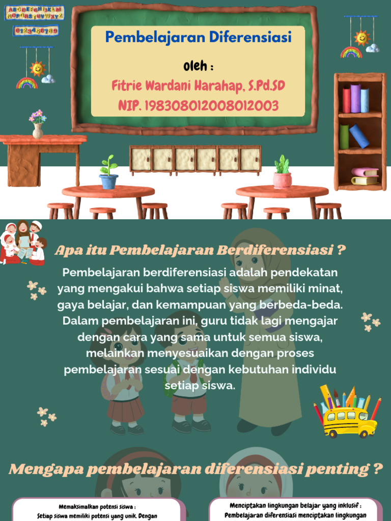 Green Brown Textured English Virtual Classroom | PDF