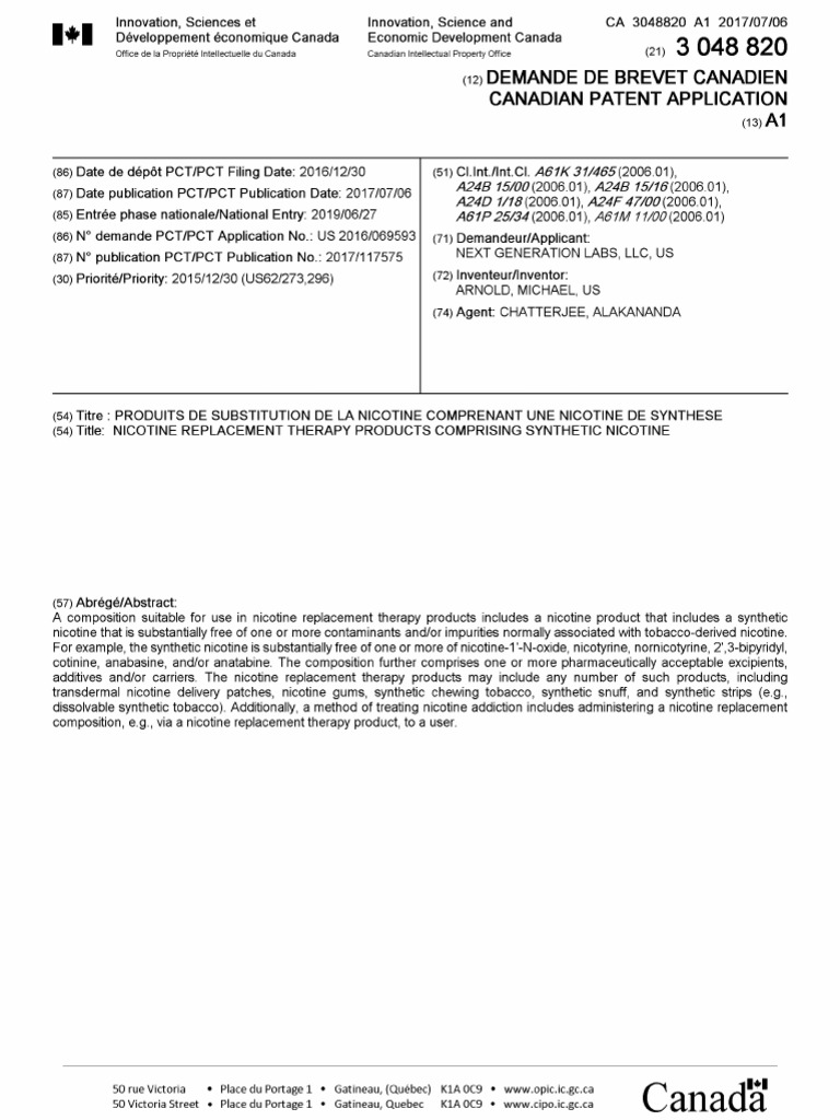 Nicotin Replacement | PDF