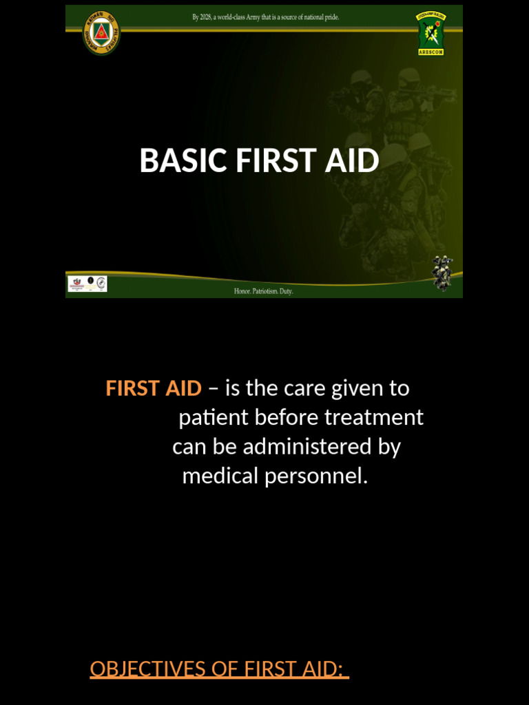 First Aid | PDF