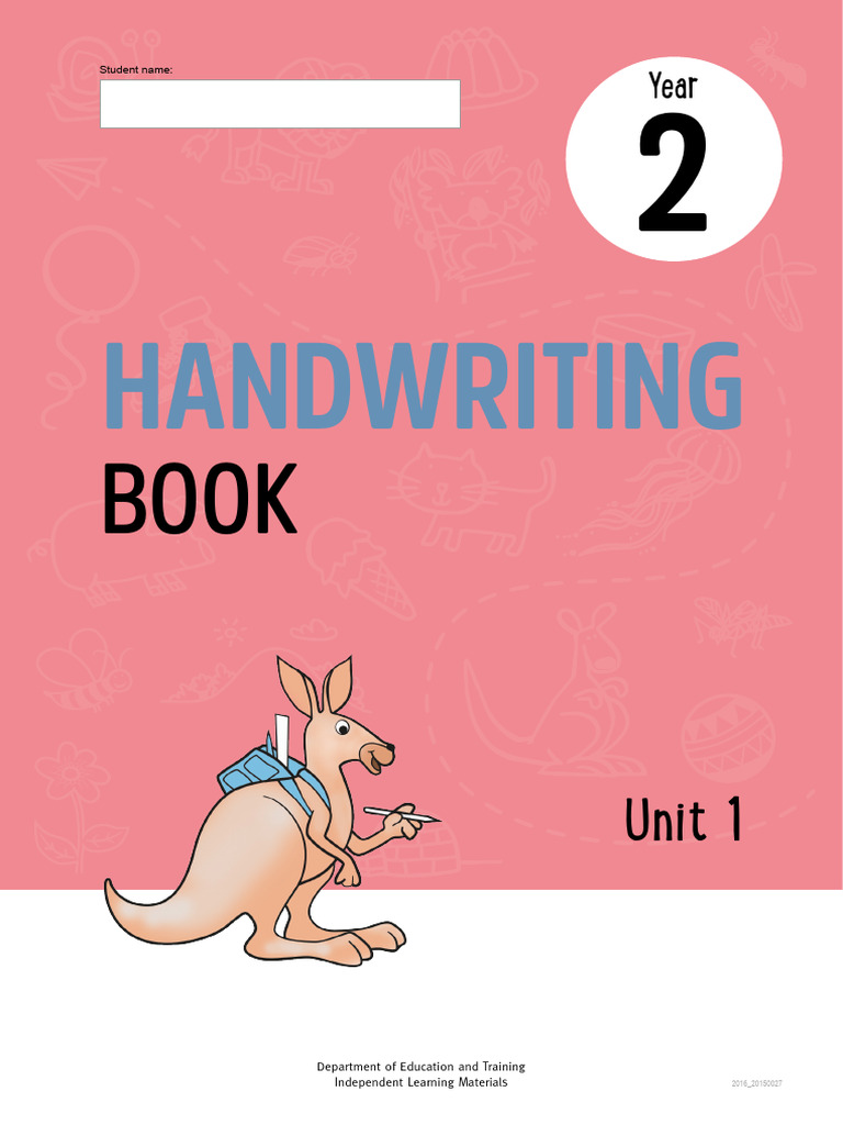 Eng_Y2_U1_ILM16_Handwritingbook | PDF