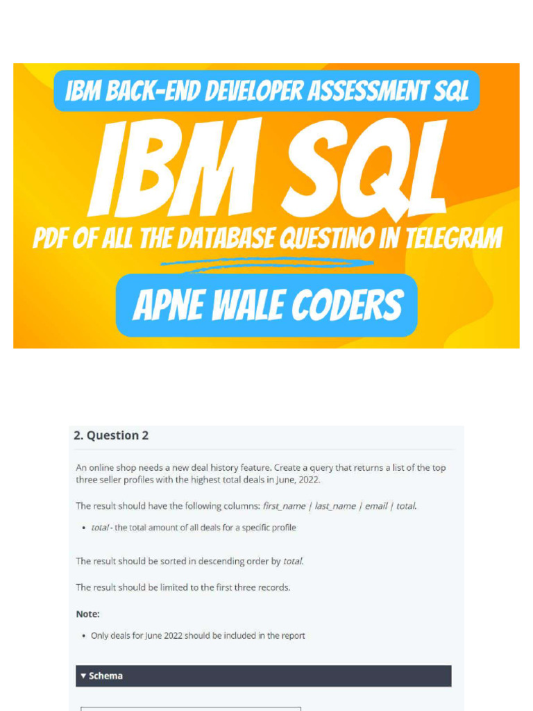 Ibm Back-End Developer | PDF