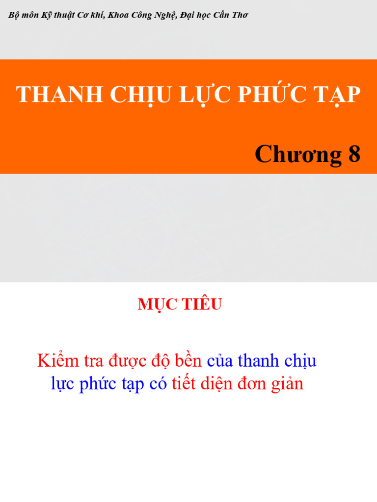 SUC BEN VAT LIEU - CN137 - Chuong 8 | PDF