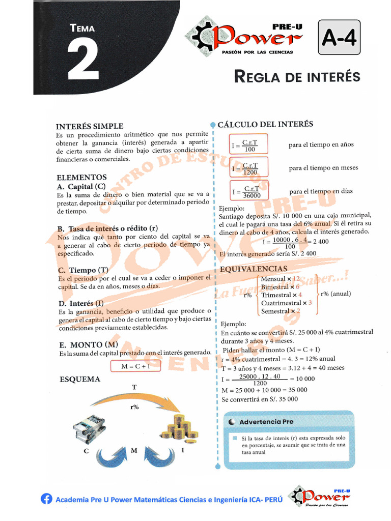 02-Regla de Interés-IVB-A-4s | PDF | Economias | Responsabilidad (contabilidad financiera)
