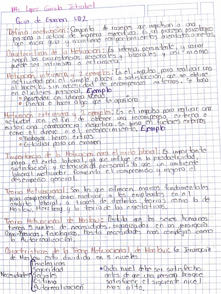 Guía de Examen UD2 | PDF
