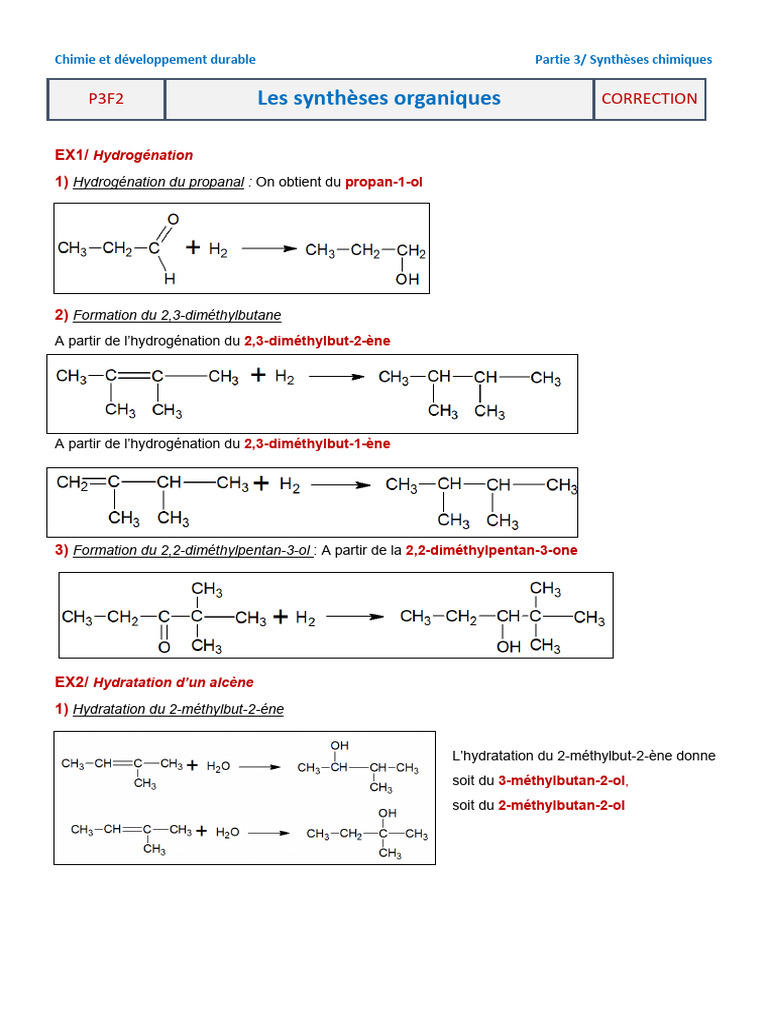 02.Synthese Correction | PDF