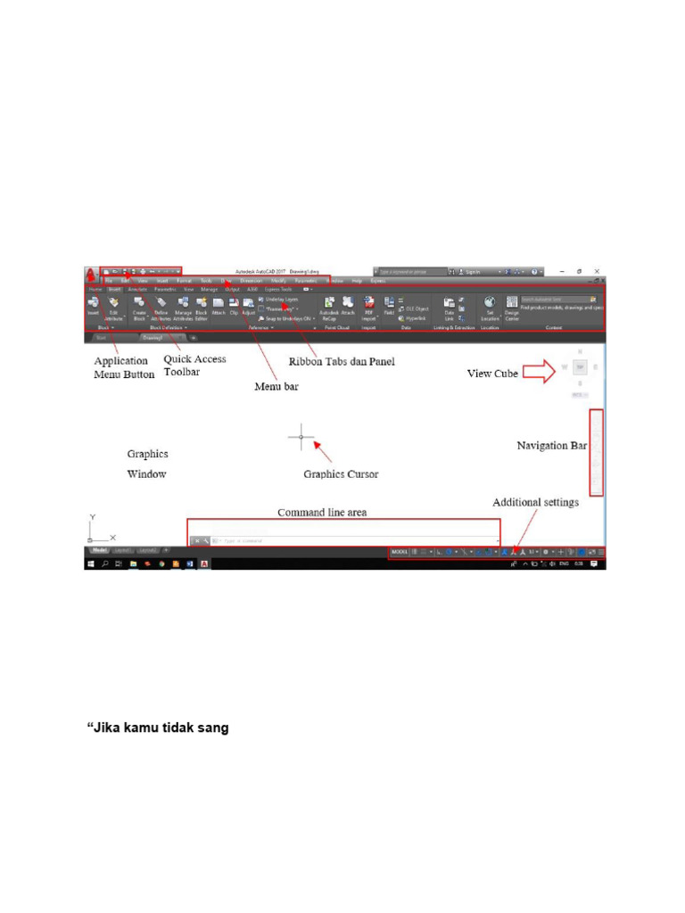 Fedriano - Tugas AutoCAD 1 | PDF