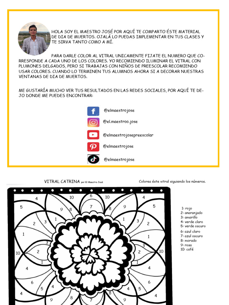 Vitral Flor Elmaestrojosé | PDF