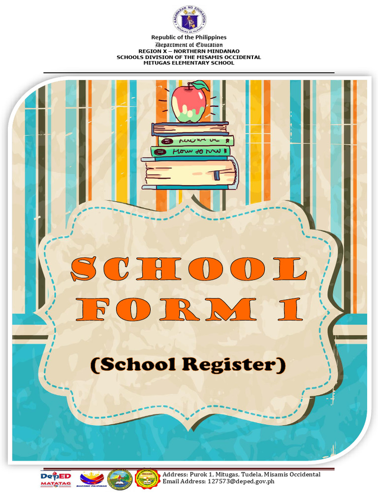 Coverpage Per School Form | PDF | Self-Improvement