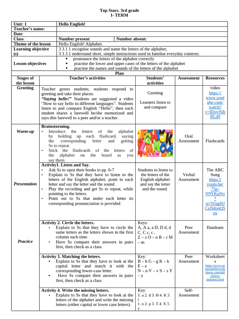 I TERM 3 Class | PDF
