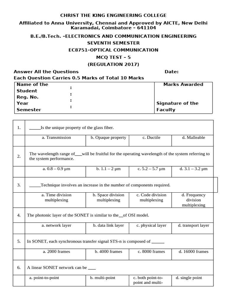 Opt Unit 5 Pdf