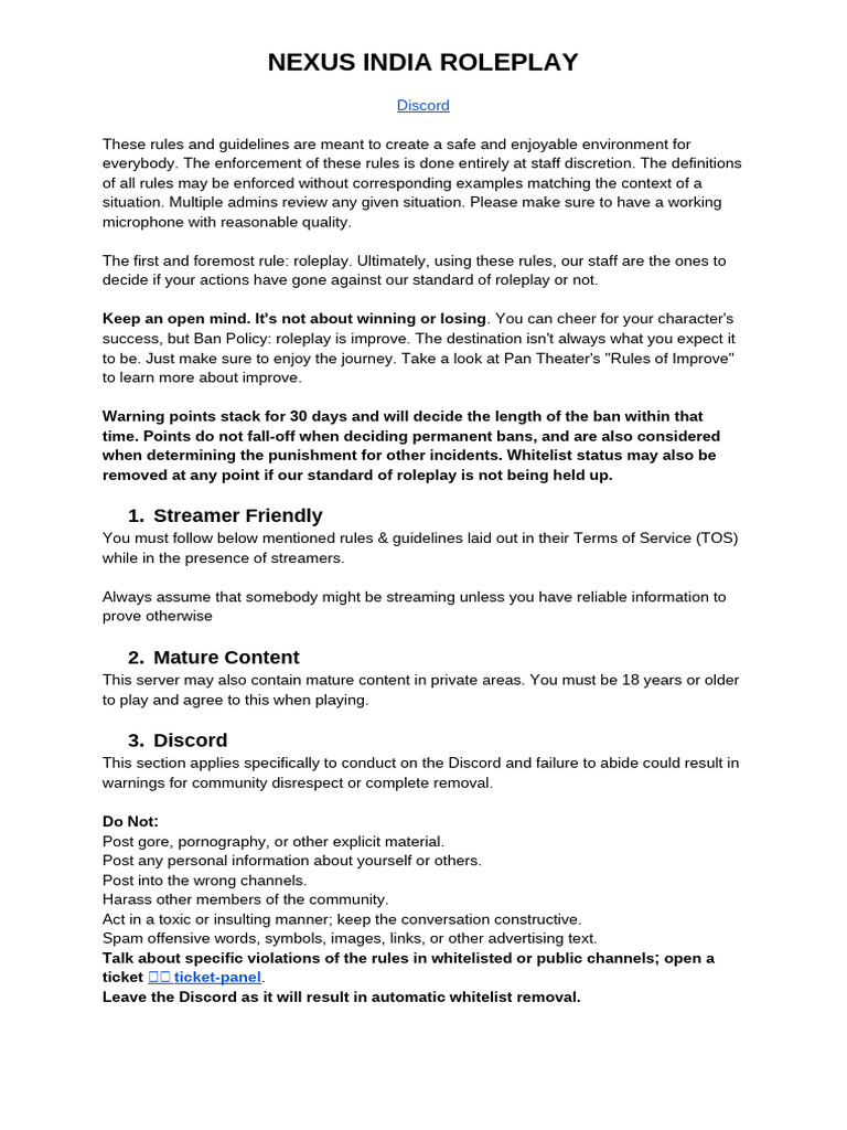 Nexus India Rules | PDF | Harassment | Police