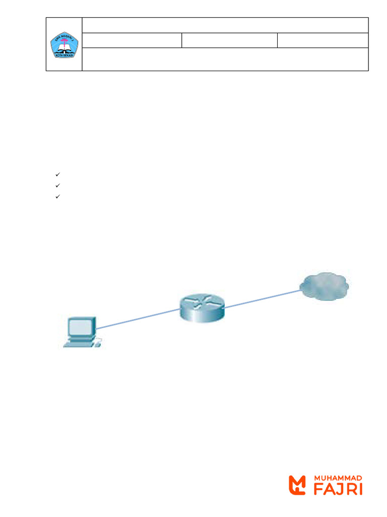 3 Praktik Topologi 2c - Konfigurasi TCP IP | PDF