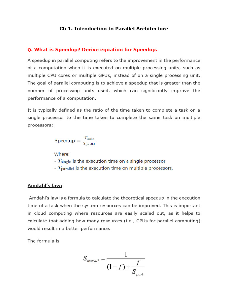 CH 1 Notes PCA | PDF