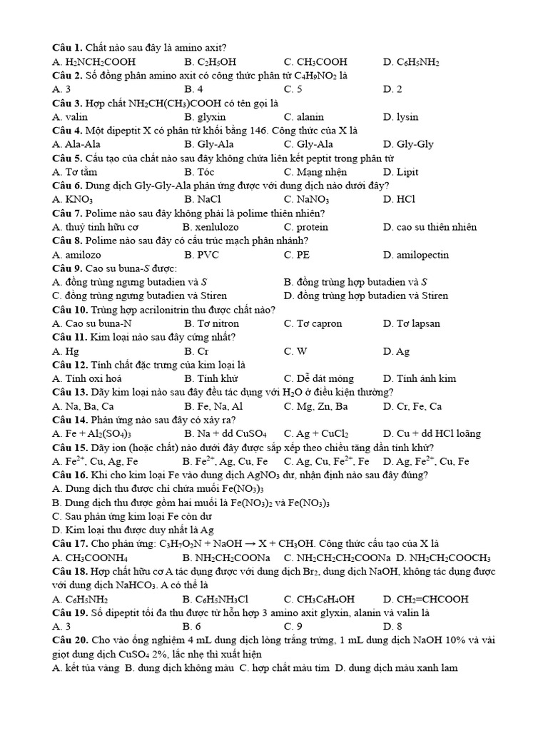 Đề Thi Thử CK1 - Đề 3 | PDF