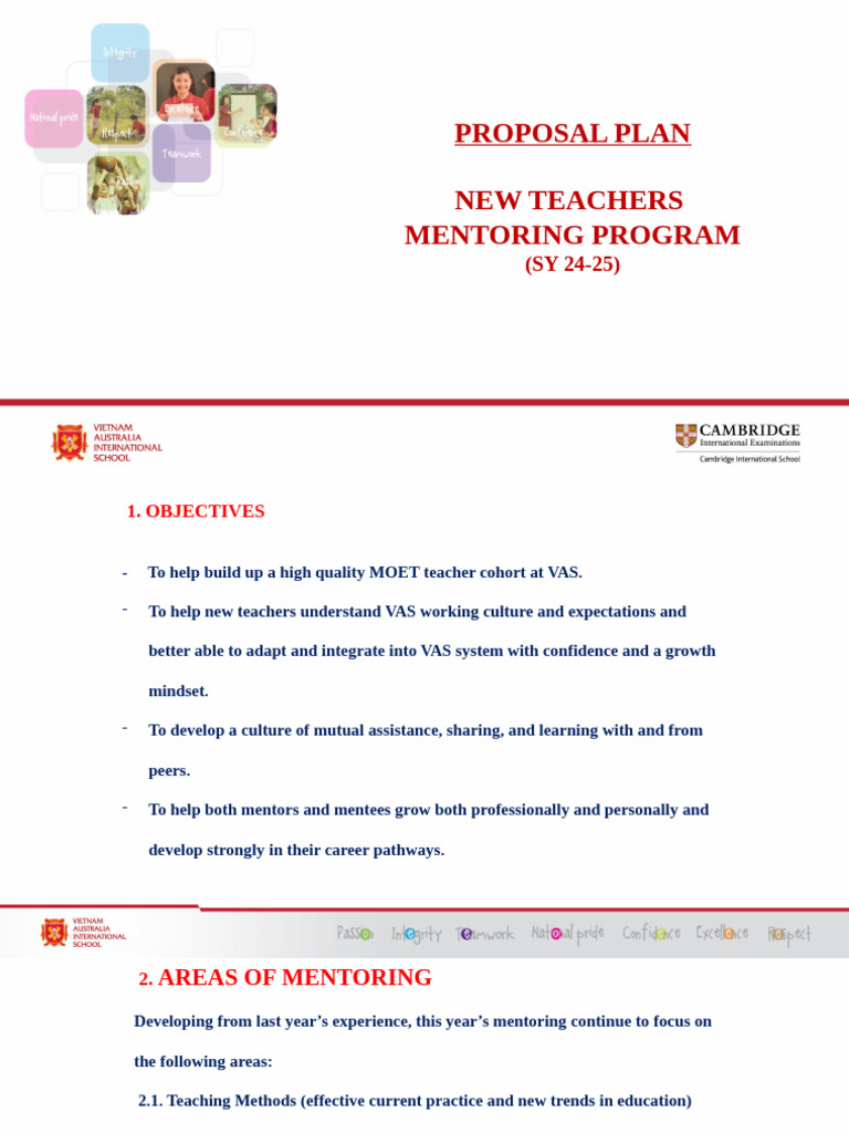 Mentoring - Proposal Plan For 24-25 | PDF