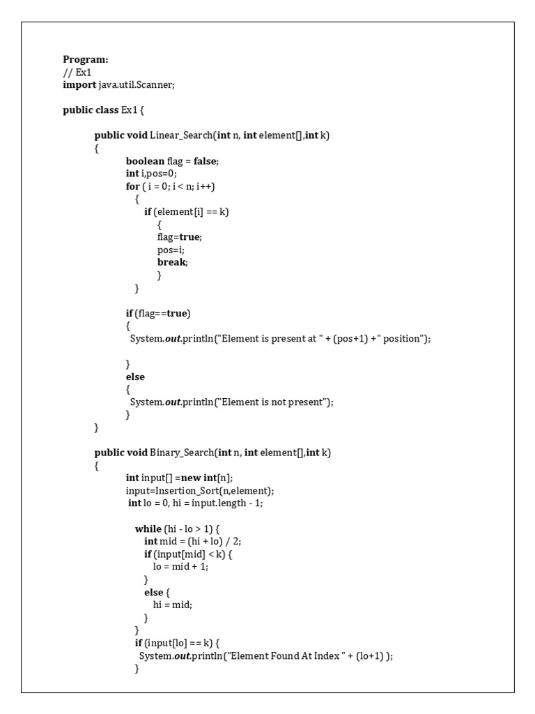 Program: Import Public Class Public Void Int Int Int Boolean False Int ...