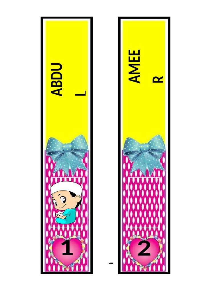 Tetulang Fail Murid 2015 | PDF