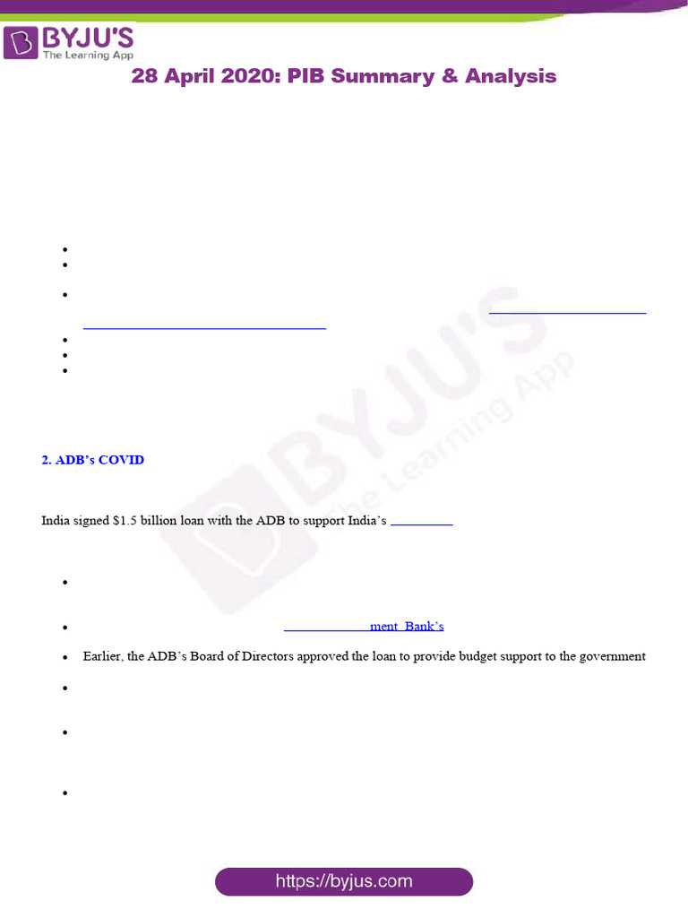 28 April 2020 PIB | PDF