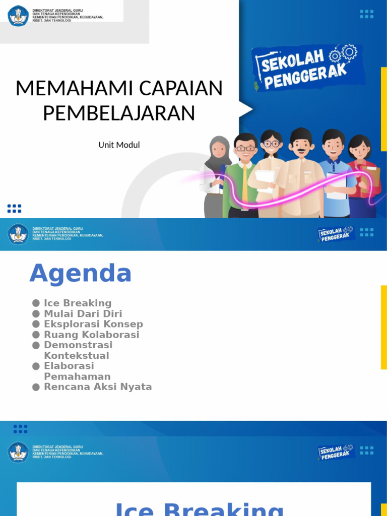 Ready To Use PPT - Memahami Capaian Pembelajaran - Final Module Template 2023 | PDF