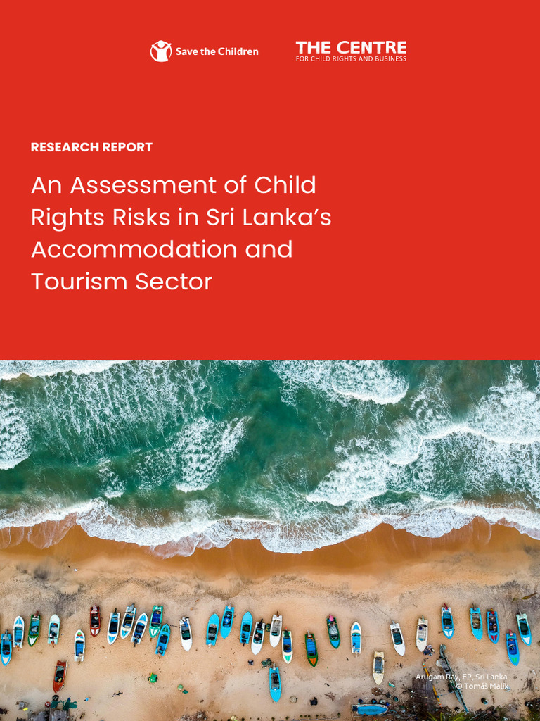 20240805 An Assessment of Child Rights Risks in Sri Lanka's Accommodation and Tourism Sector | PDF