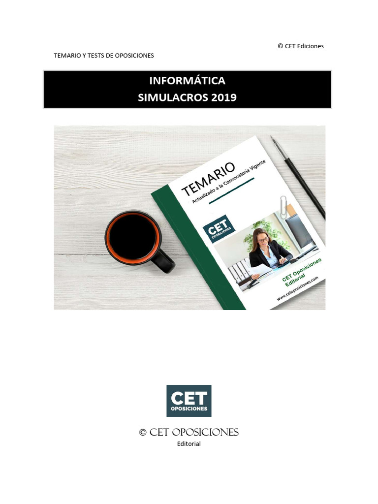 Examen Informatica Simulacro 2019 | PDF