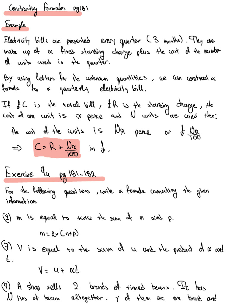 Algebra1 Part1 | PDF