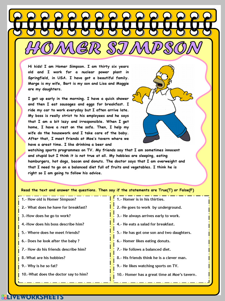 Homer Simpson | PDF