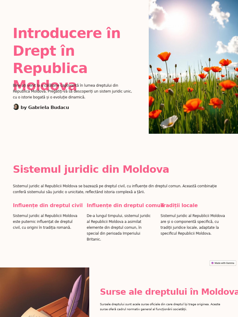 Introducere in Drept in Republica Moldova | PDF