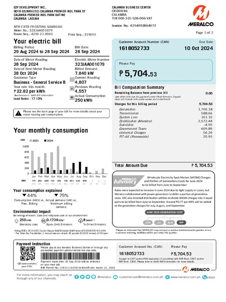 Your Electric Bill | PDF