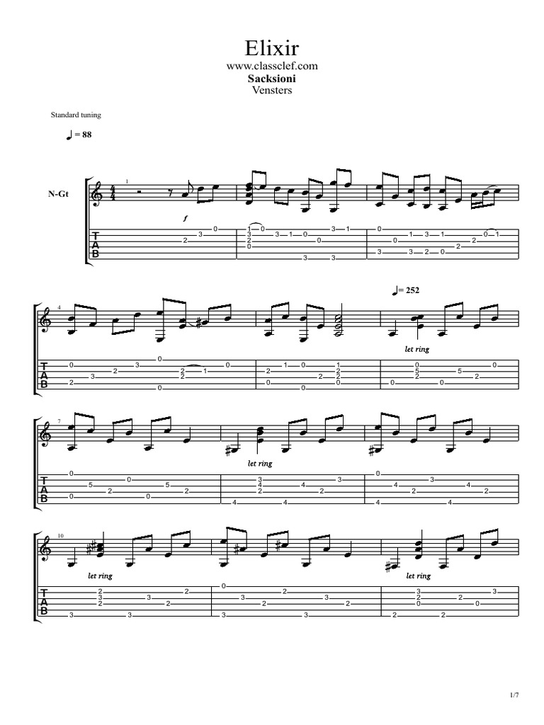 Elixir by Harry Sacksioni | PDF