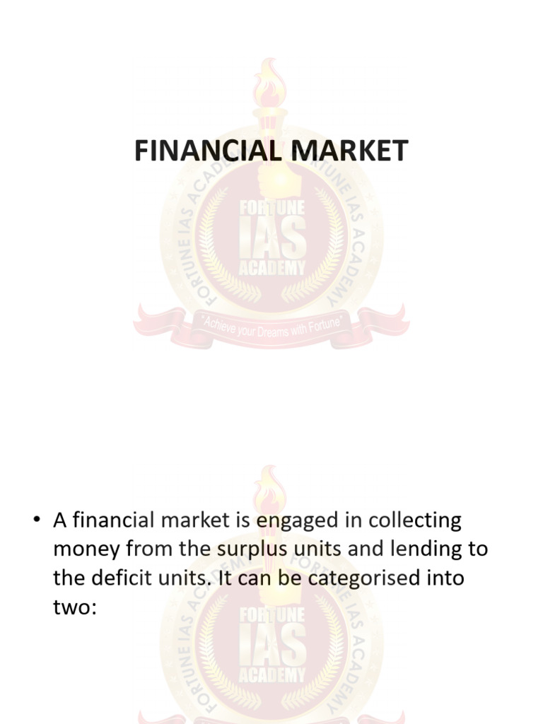 Financial Market | PDF