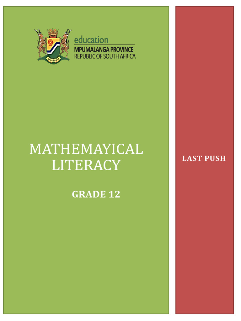 Grade 12 Maths Literacy Study Guide | PDF | Value Added Tax | Career ...