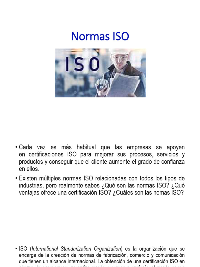 Normas ISO | PDF