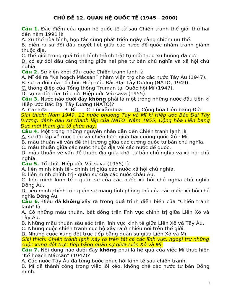 Cac de luyen thi | PDF