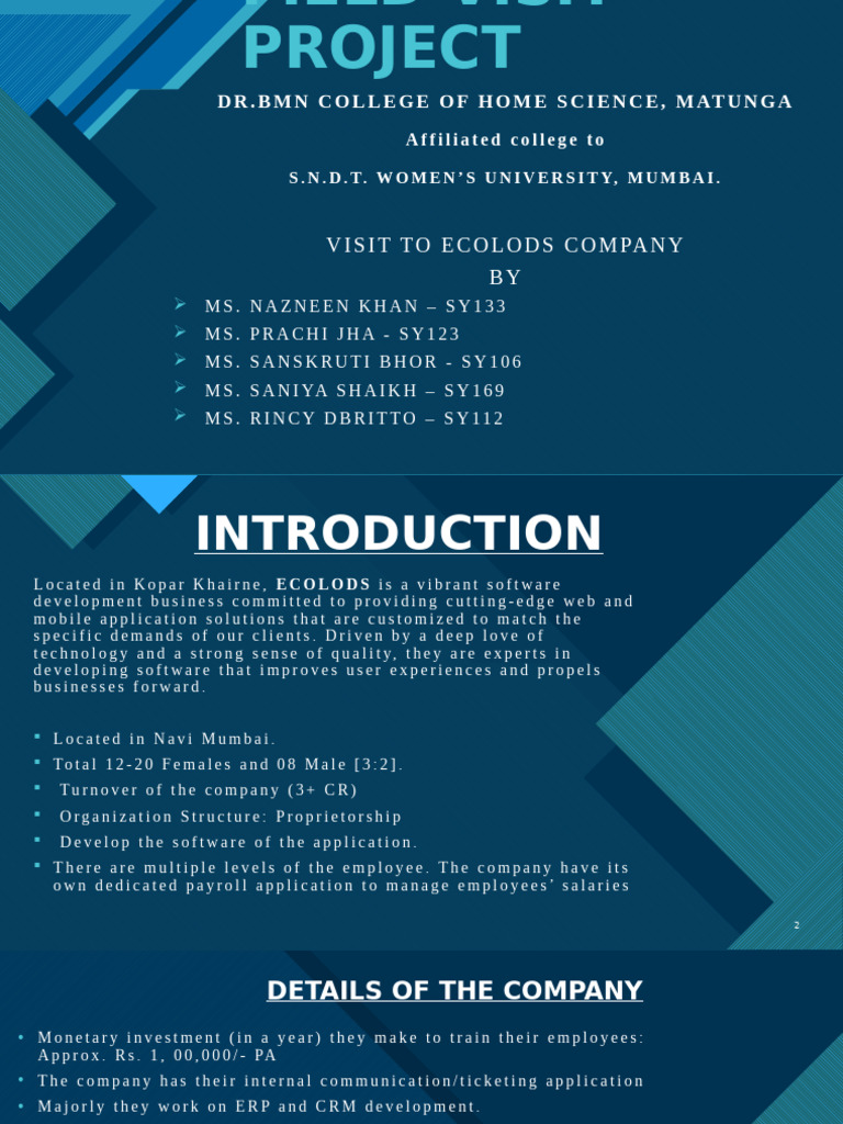 Click To Edit Master Title Style: DR - BMN College of Home Science ...