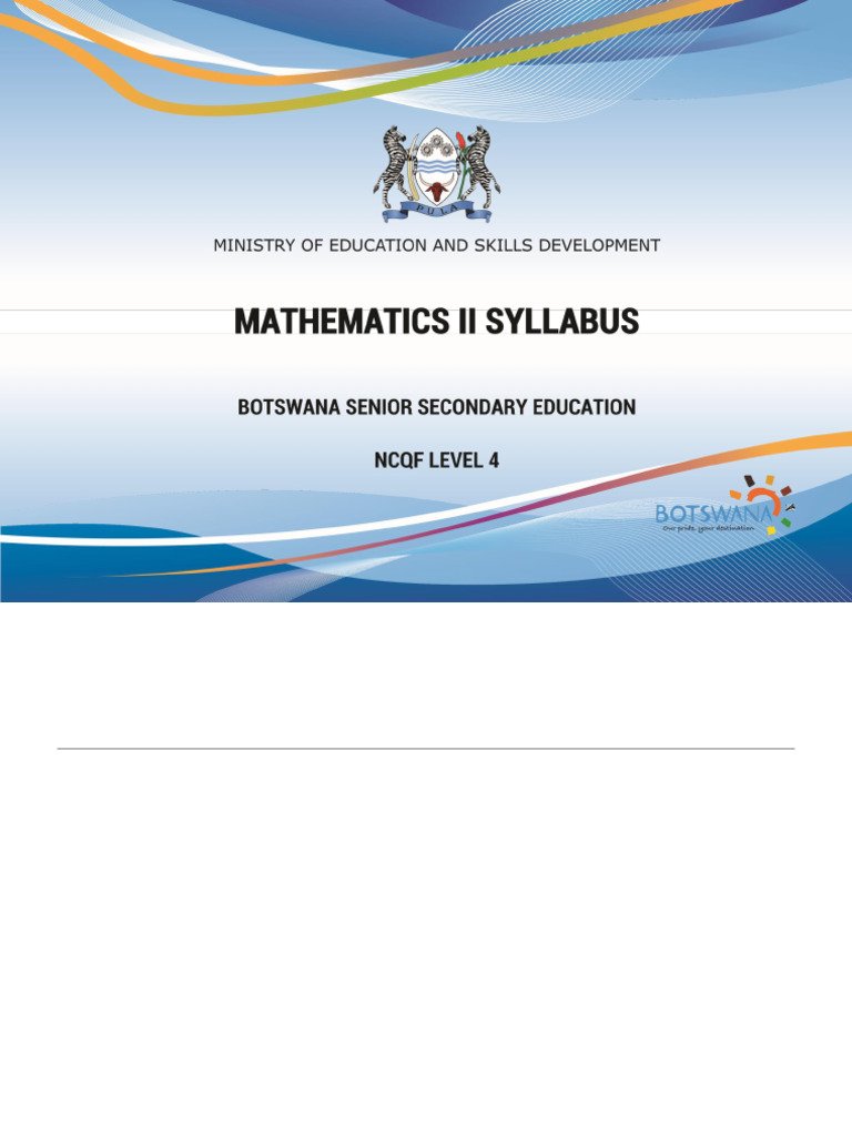 Bsse Mathematics II Final Draft (07 August 2023) | PDF