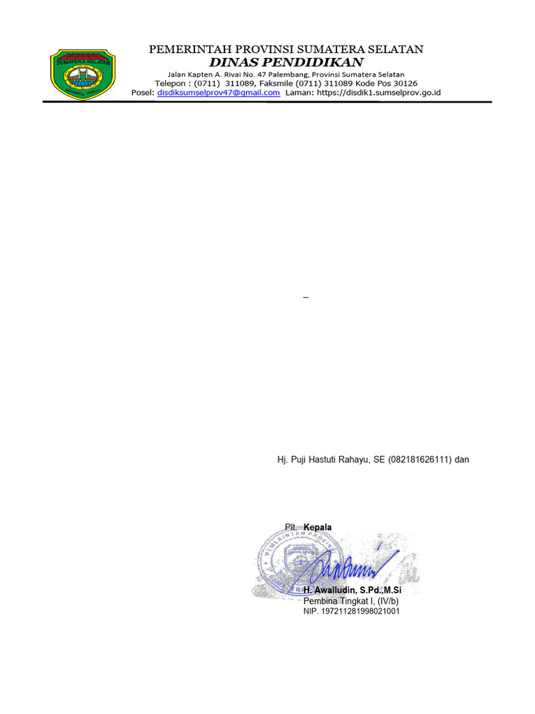 Undangan Peserta Pembelajaran PTK | PDF