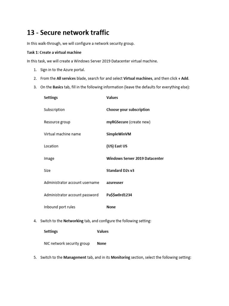 Lab+Securing+Network+Traffic | PDF