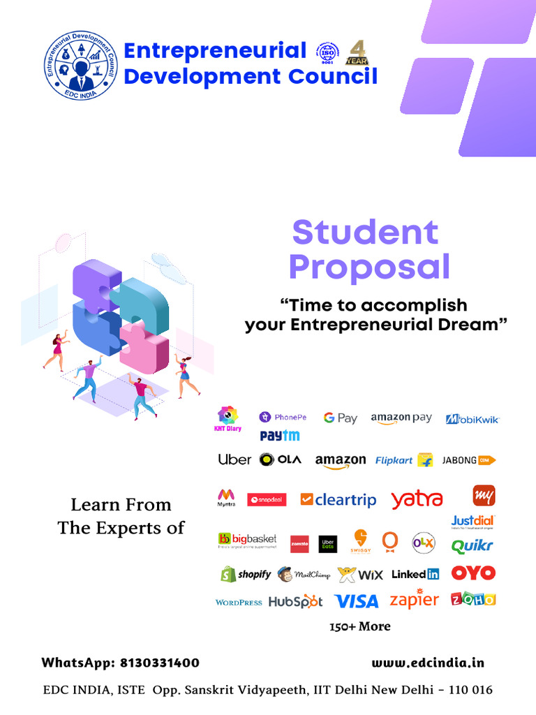 Gov Eproposal | PDF | Entrepreneurship | Business