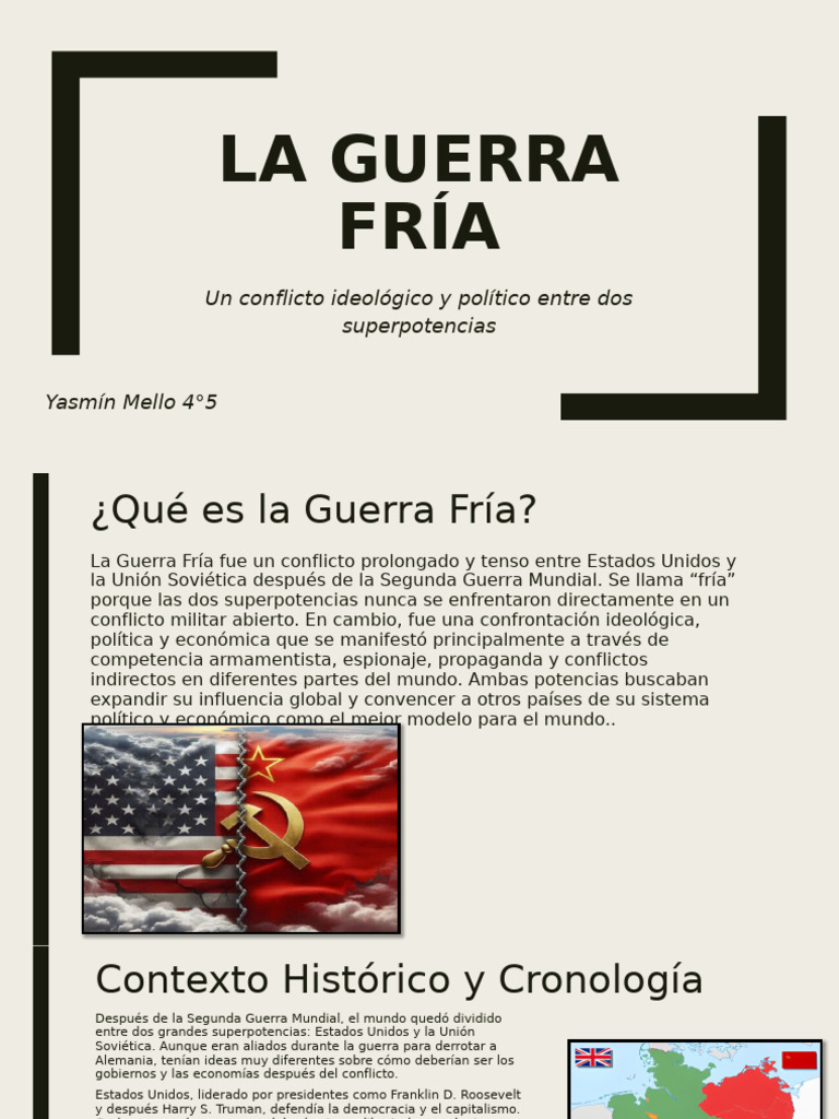 Presentación Historia Guerra Fria | PDF