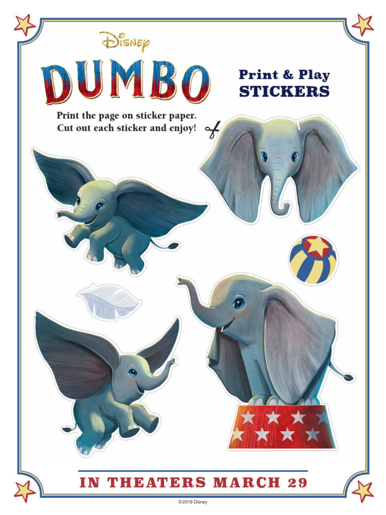 Dumbo Activity Packet | PDF | Elephant
