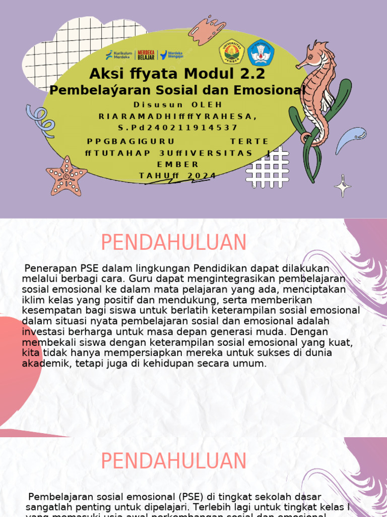 Jurnal Pembelajaran PSE Modul 2 | PDF