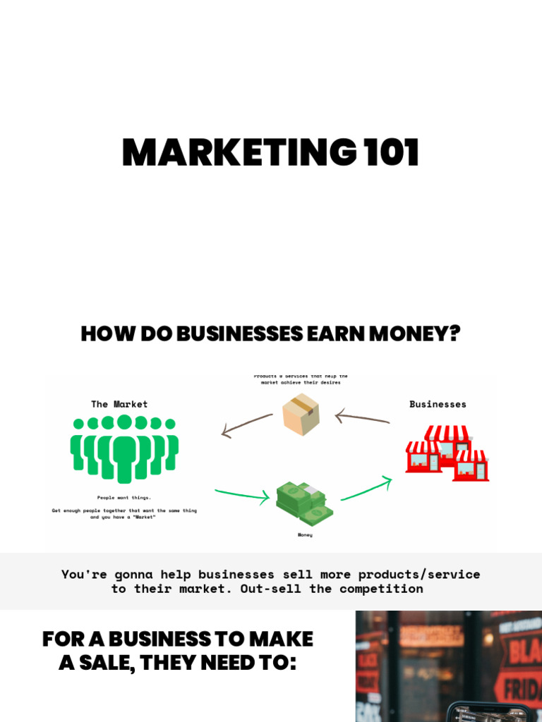 Marketing 101 | PDF