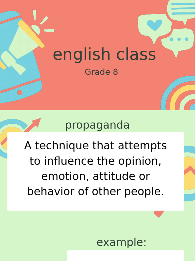 Grade 8 Propaganda Pdf