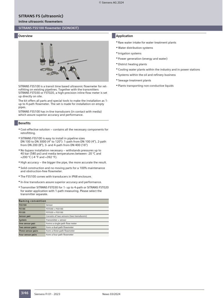 Sitransf fss100 Fi01 en | PDF