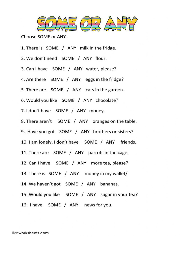 Starters Homework | PDF